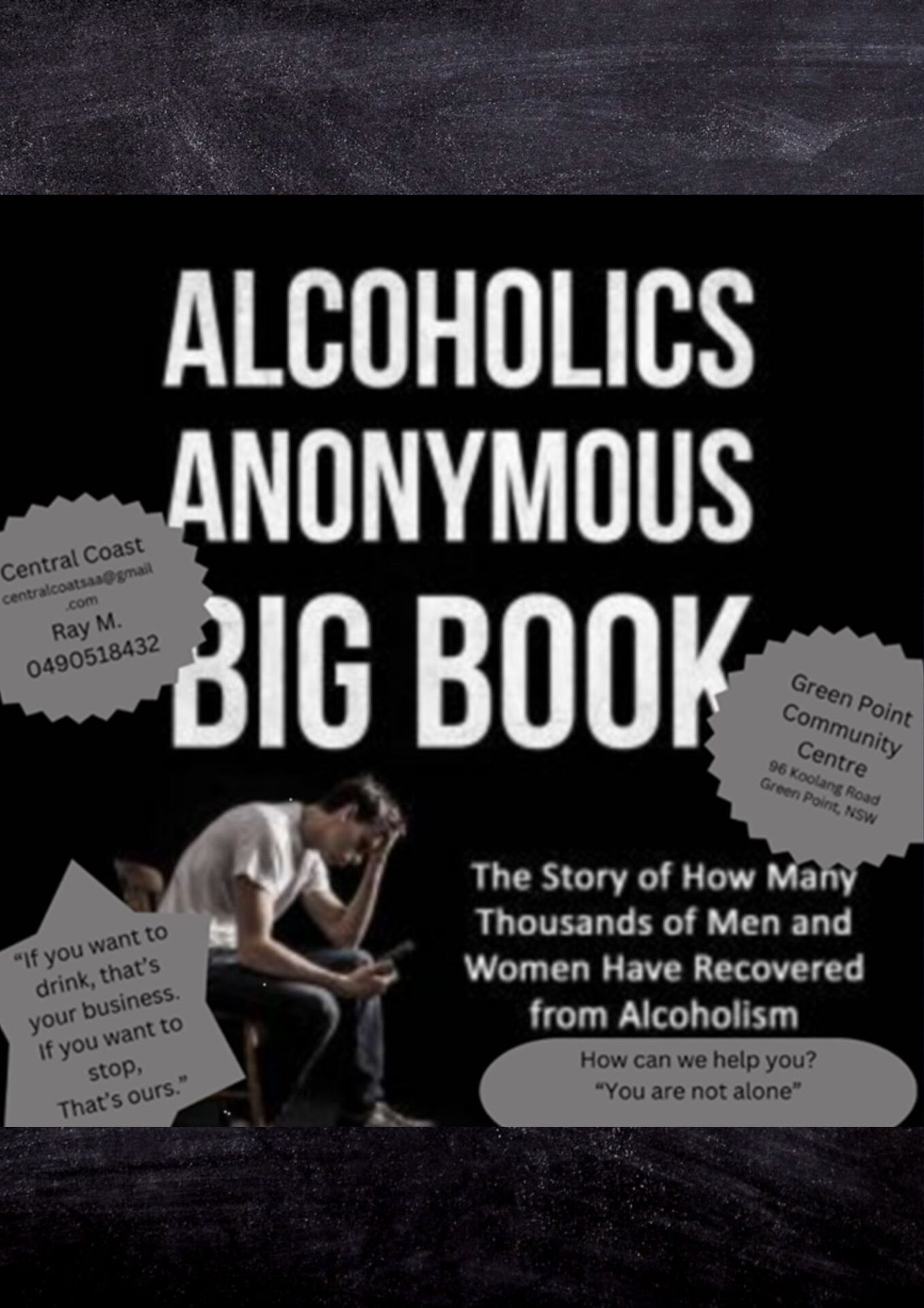 AA Saturday afternoons - Green Point Community Centre